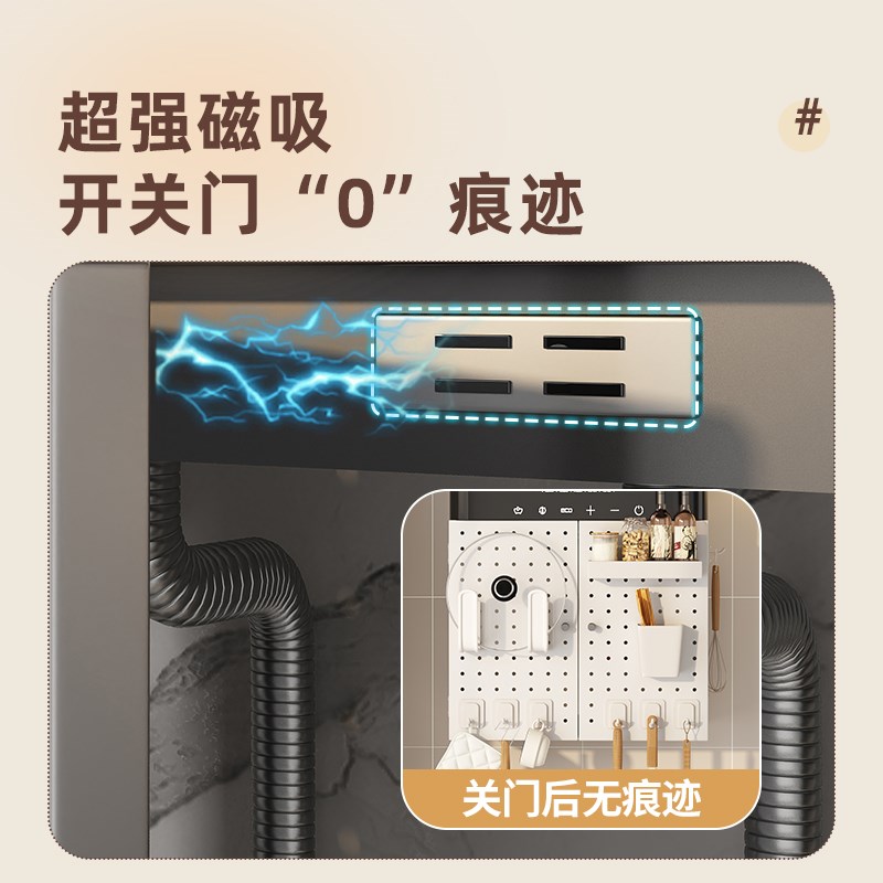 热水器遮挡罩开门燃气管道装饰厨房置物架管线遮挡洞洞板遮丑挡板