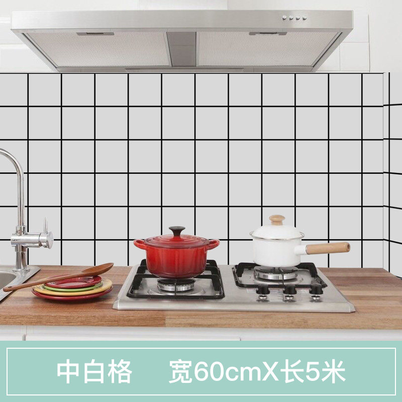 厨房防油贴纸橱柜自粘贴膜灶台用壁纸铝箔家用耐高温防水防潮墙纸