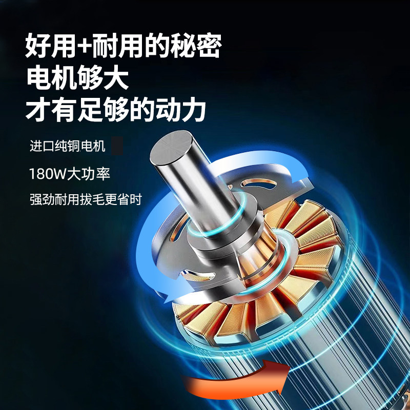 商用电动拔毛神器鸡毛鸭毛杀鸡鸭鹅家禽脱毛机家用自动无线拔毛机