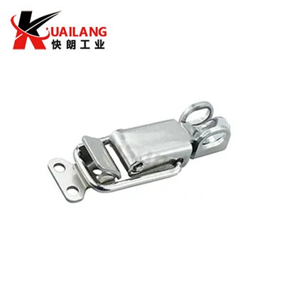 E-LHFQ68 带锁搭扣宽嘴型搭扣 HFQ68-26单挂锁孔柜门工业宽嘴锁扣