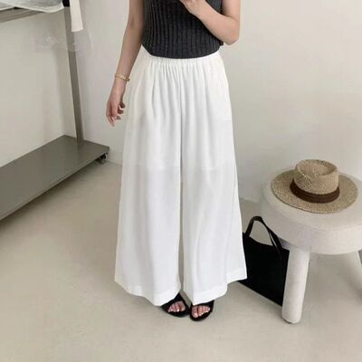 松紧腰宽松休闲苏珊2026夏季薄款