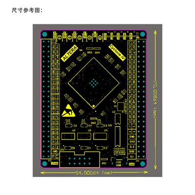 Altera Cyclone4 FPGA核心板 系统板 开发板/EP4CE6E22C8/EPCS4