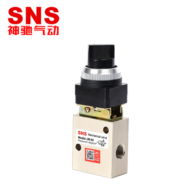 SNS神驰气动开关旋钮机械阀JM-05 JM-06 JM-06A JM-07 JM-07Y滚轮