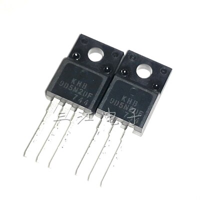 5只 9D5N20F场效应管KHB9D5N20F三级管直插TO220全新进口原装