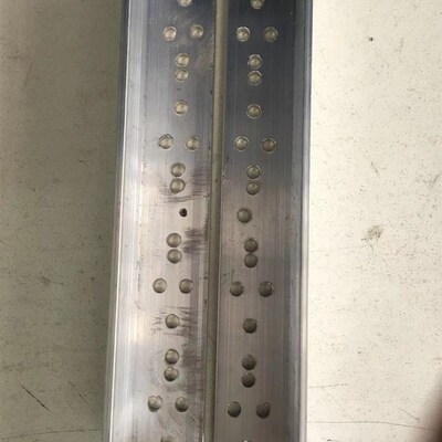 UPC1342V功放板推双并金封管无孔 散热器  散热片