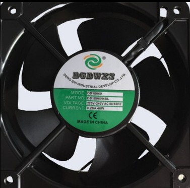 DGDWXS DS18060HBL 220/240V 0.28A 46W(滚珠轴承)机柜散热风扇