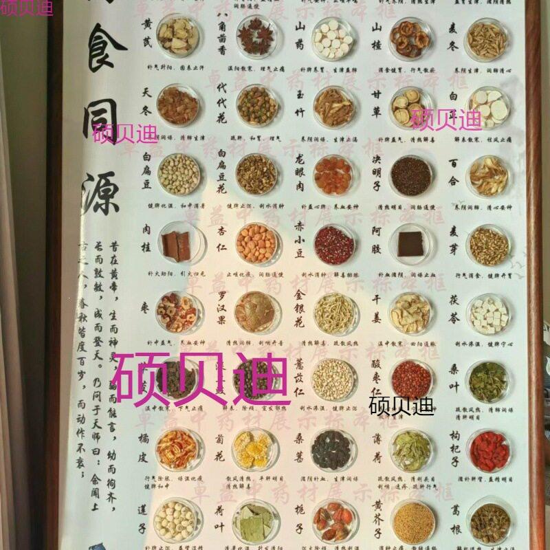 食同源材标本装饰画特色礼物展示框文化墙实木其他铝合金有框