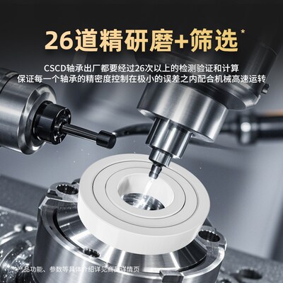 陶瓷轴承渔轮空转R188氧化锆水滴轮608耐高温内径5 6 8 10 12 15