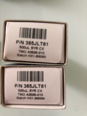 THERMO进样针365H6317 365JLT61 500ul 适用于AS1000, AS3000