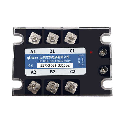 志特三相固态继电器60A3860Z/12V220V380VSSR-3032直流交流控制