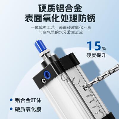 SAU气缸32 40 50 63 80 10X50X10X200X0SAU气缸300X400S0带磁