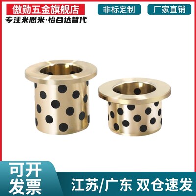 MPTZ6/8/10/12/13/16/20/25/30/35/40/50/60圆法兰石墨铜套 OFR01