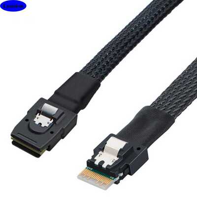 MINI SAS 8087转SLIM SAS 8654 4I服务器机内高速连接线束