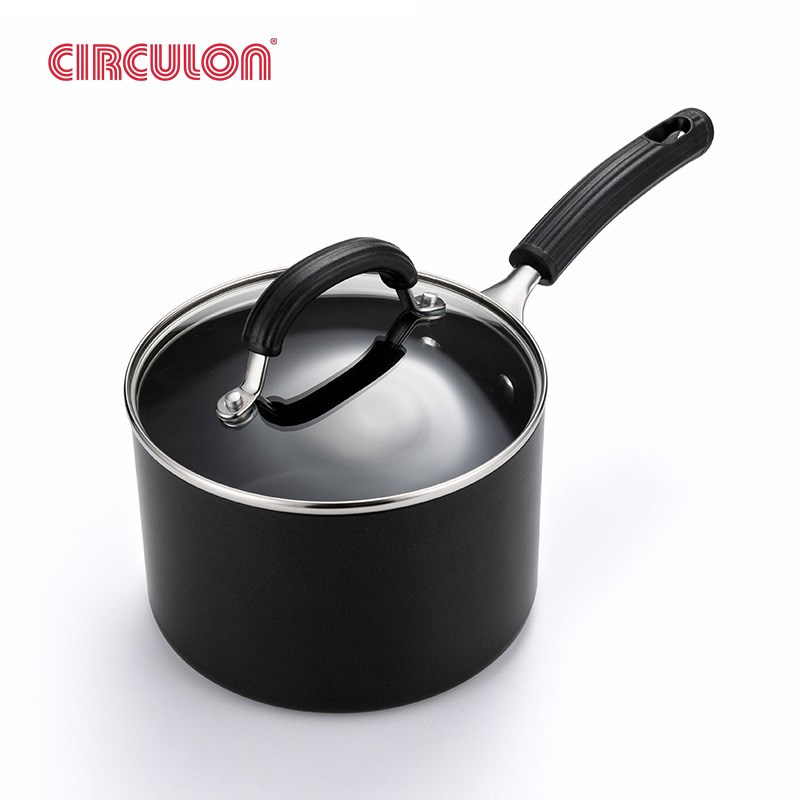 CIRCULON/l圈圈锅/扭纹宝不粘汤奶锅煮面粥炉灶通用18cm