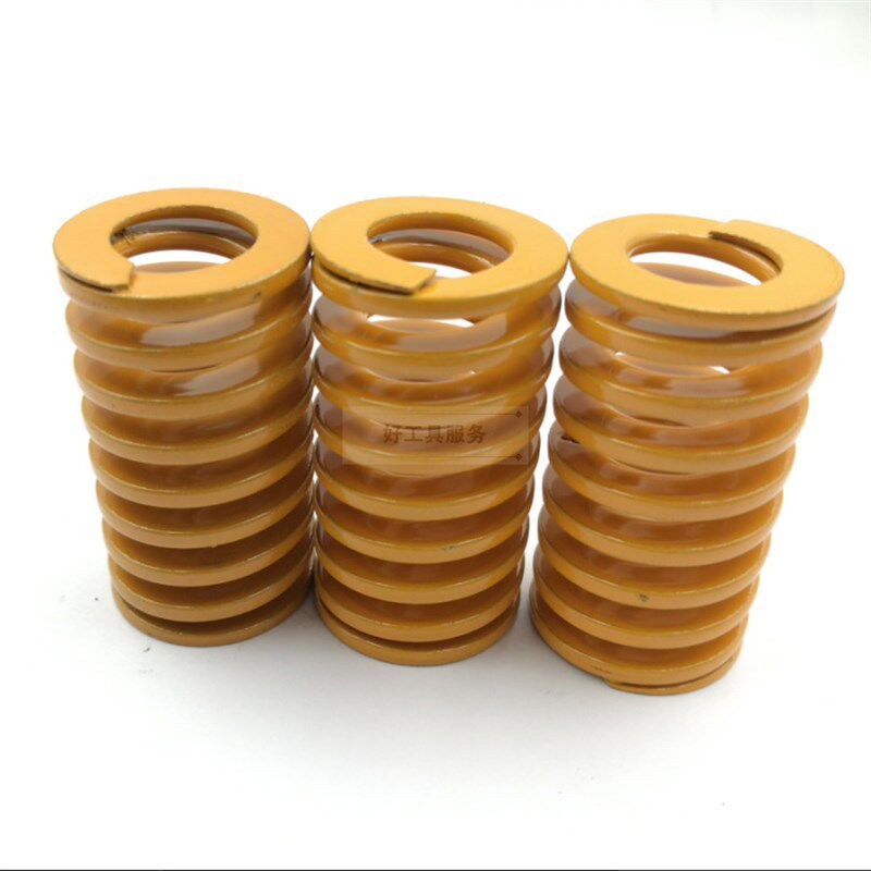 模具矩形红黄蓝绿茶色弹簧磨具弹簧强力扁线压簧20*12345678900mm