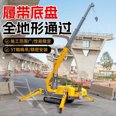 蜘蛛吊室狭小空吊间吊卸墙内外通用机外维修履带LZD式起重机厂家