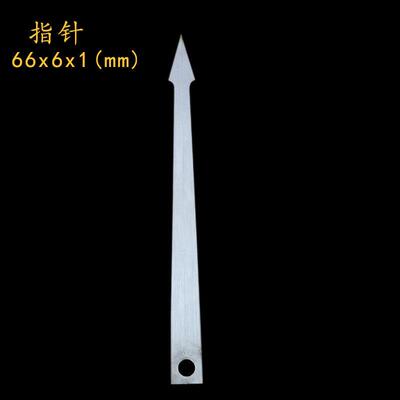 指针小号带孔不锈钢标识机械配件金属指标带定位孔定制66x6x1/029