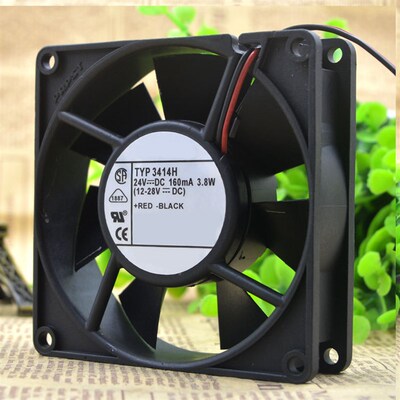 TYP 3414H 24V 3.8W 9225 9025 9CM 变频器风扇