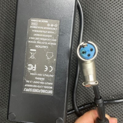 锐鹰LP-2805TDX补光灯摄影灯电源适配器DC15V10A卡侬头3孔三针公