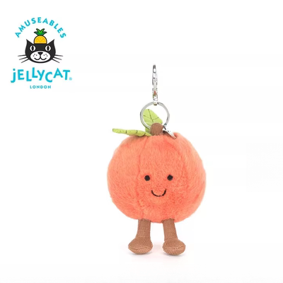 趣味双叶桃子包包挂饰