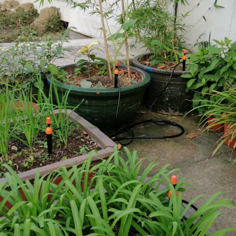 花园灌溉系统雨水感应懒人自动定时浇水器浇菜浇花控制设备喷头器