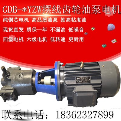 GDB-63YZW/40YZW/100YZW/160YZW高粘度摆线齿轮油泵电机GDB-200Y