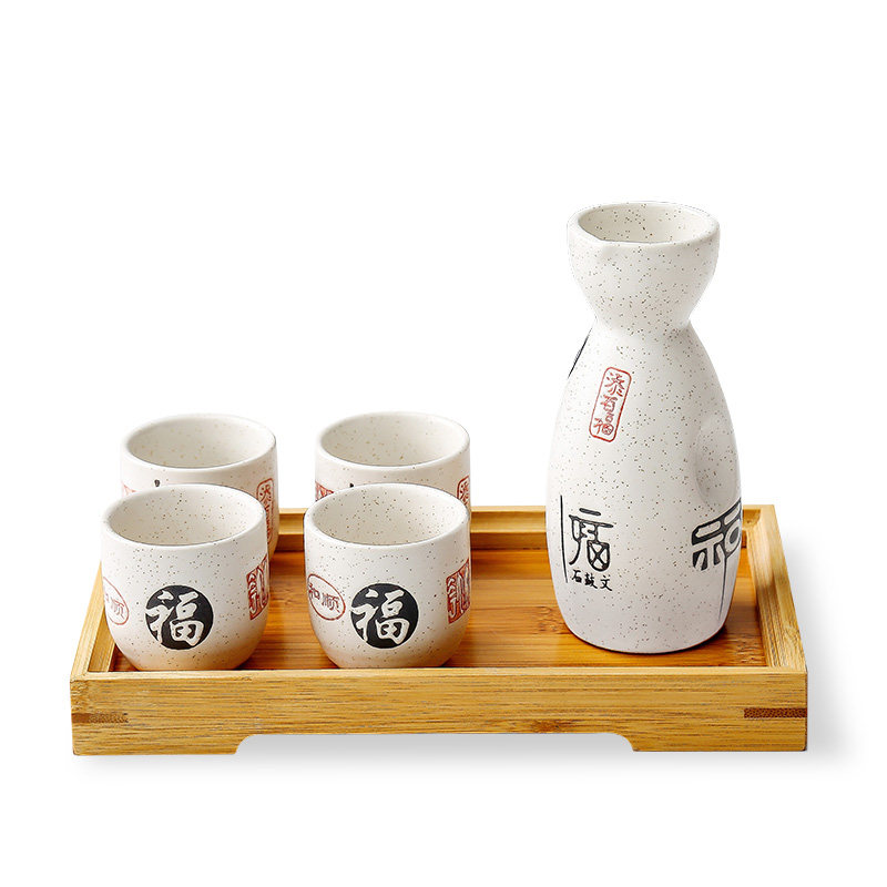日式清酒壶陶瓷酒具套装温酒烫酒壶家用小号白酒杯烈酒杯烧酒壶