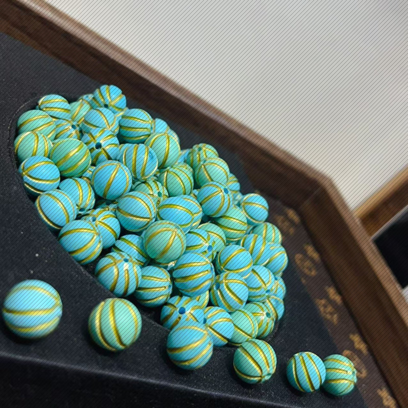 新款篮球配饰 手作手工diy串珠散珠隔珠材料配件三通隔珠