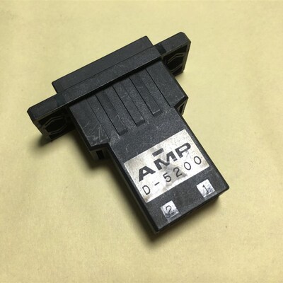 AMP D-5200 2孔母头 1-353047-2带固定孔 可直拍 当天发货