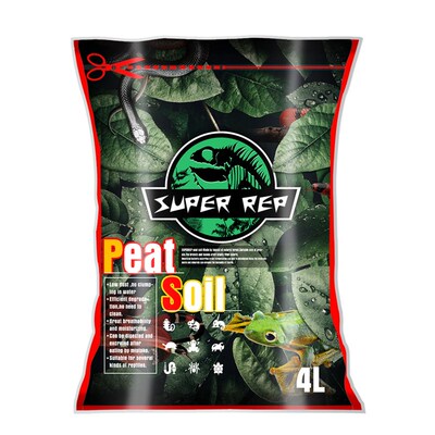 SuperRep爬宠森林土垫材 无菌降解适用蜥蜴陆龟箱 雨林蛙用4L装