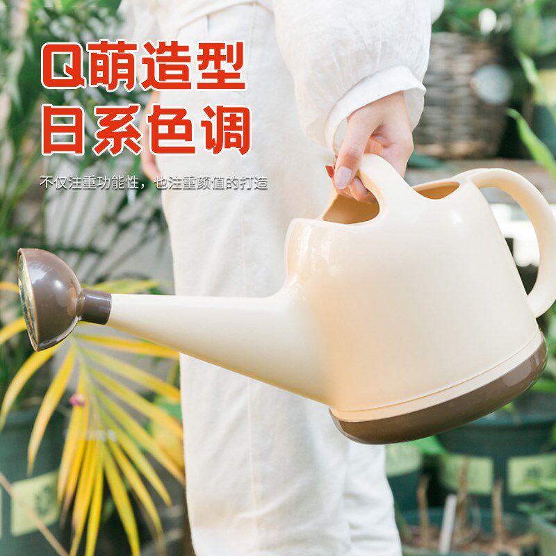 洒水壶浇花家用大容量园艺浇水壶浇菜加厚耐用长嘴塑料喷洒水壶