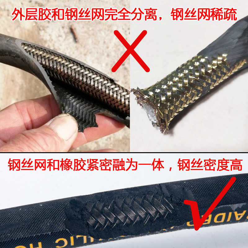 洗车机高压水管防爆软管钢丝管清洗机配件水枪管子商用洗车出水管