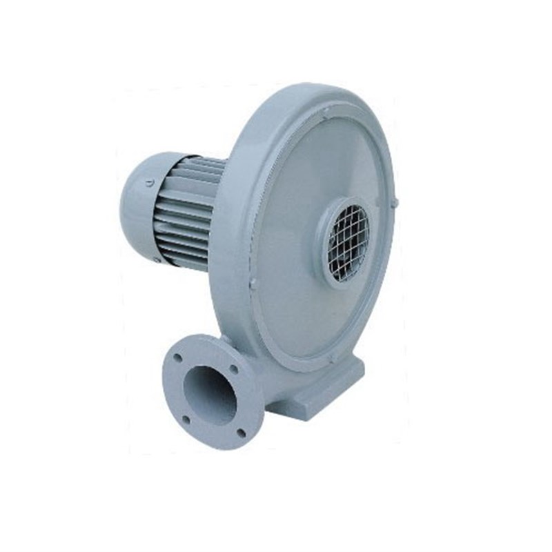 千泓交流鼓风机E1 220V 330W底座式风机 铜电机工业用高功率鼓风