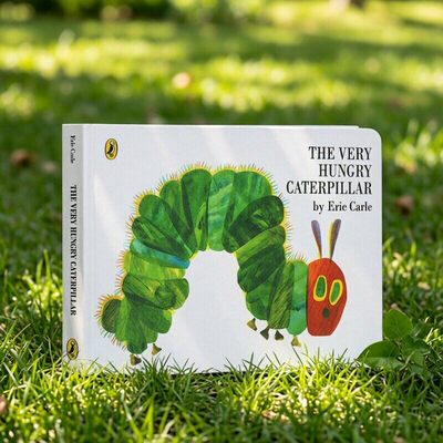 The Very Hungry Caterpillar 好饿的毛毛虫英文原版绘本 廖彩杏吴敏兰书单儿童英语启蒙洞洞书 饥饿的毛毛虫 Eric Carle