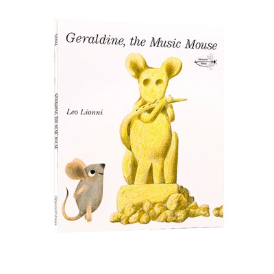 英文原版 Geraldine the Music Mouse 凯迪克奖得主李欧李奥尼 儿童启蒙图画故事书