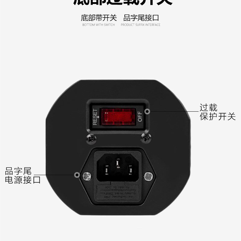 贝桥BG700电动升降桌面嵌入式插座中岛台厨房防水溅隐藏式插座