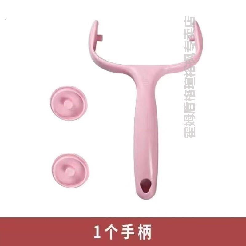粘毛器配件粘毛器滚筒阻流塞配件手柄替换纸卷滚刷把手滚子家用粘
