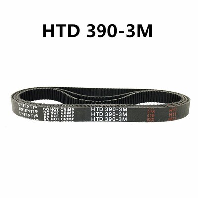 UNIENTI同步带HTD390-3M-393 396 399 402 405 408日本进口橡胶带