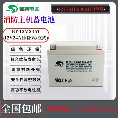 赛特BT-12M24AT蓄电池12V24AH/17/38AH海湾泰和安消防主机UPS备用