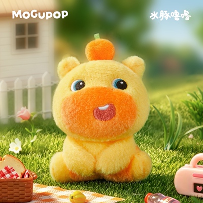MOGUPOP 正版水豚噜噜毛绒挂件盲盒 芝麻小事分享家系列 第一弹