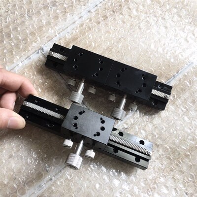 X轴Z轴位移平台LWX3050齿轮齿条微调小型燕尾槽手动微型滑台XDTLS