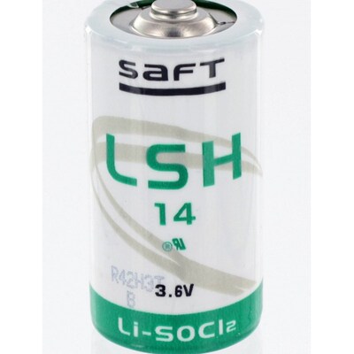 SAFT 帅福特LSH14  3.6V  C型  2号电池进口原装  可加插头