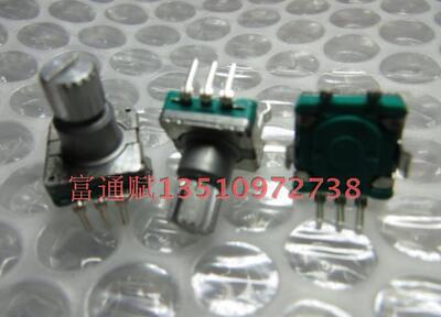 日本ALPS进口编码器编码开关360度转EC11-30点15脉冲11花轴带开关