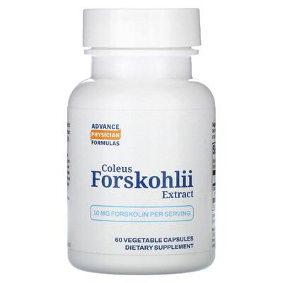 Advance Physician Formulas,毛喉鞘蕊花提取物，10 毫克，60 粒