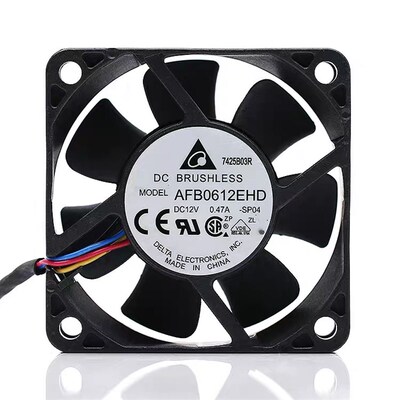 台达 DELTA AFB0612EHD 6020 6cm 12V 0.47A 双滚珠大风散热风扇