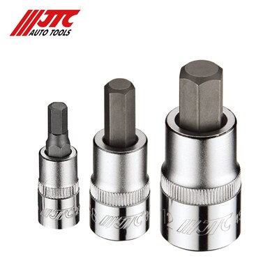 台湾JTC汽修专用工具 中飞六角凸头套筒中快旋具批头 JTC34703