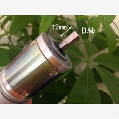 直流12伏 6.5转 775行星减速电机 DM-40402R-R1大扭力/低转速 D轴