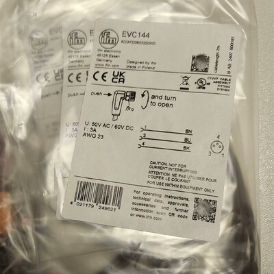 易福门IFM易福门EVC144连接线全新原装正品