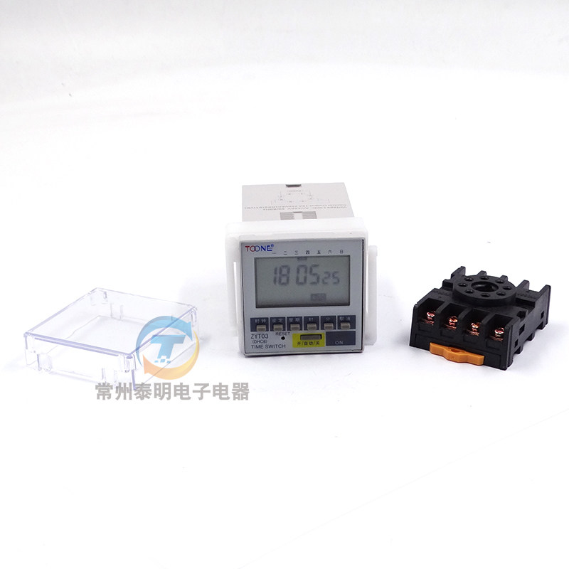 卓一ZYT03面板循环电源电子时间定时器微电脑时控开关控制器220V