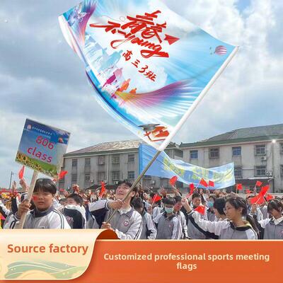 班级旗定制运动会入口创意道具氛围手持旗哪咤广场队伍登陆仪式氛